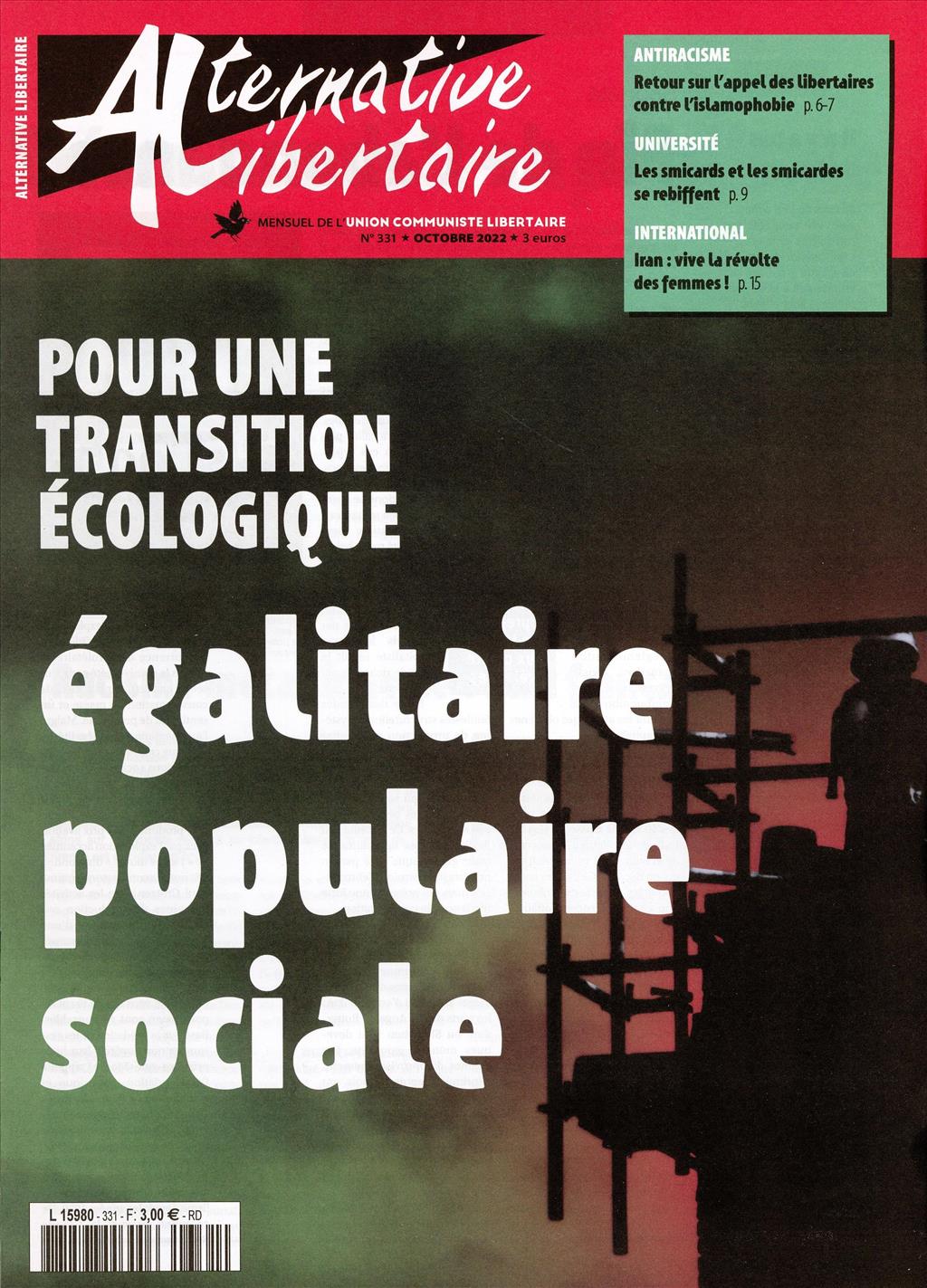 Catalogue Produits 15980 ALTERNATIVE LIBERTAIRE 331