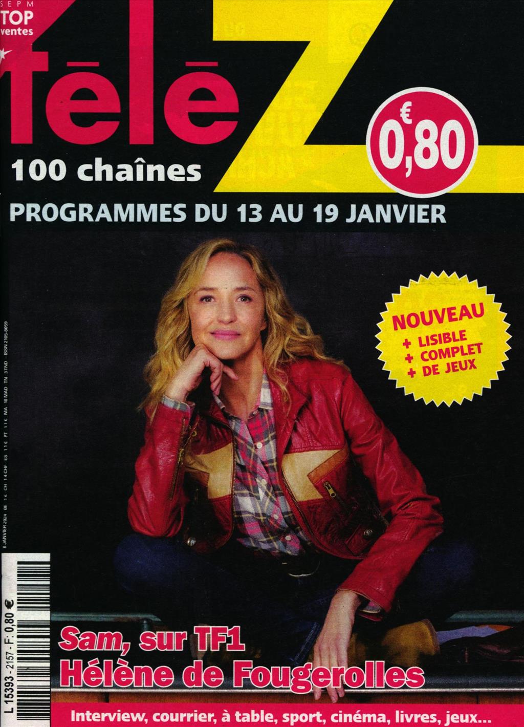 Catalogue Produits 15393 TELE Z 100 CHAINES 2157